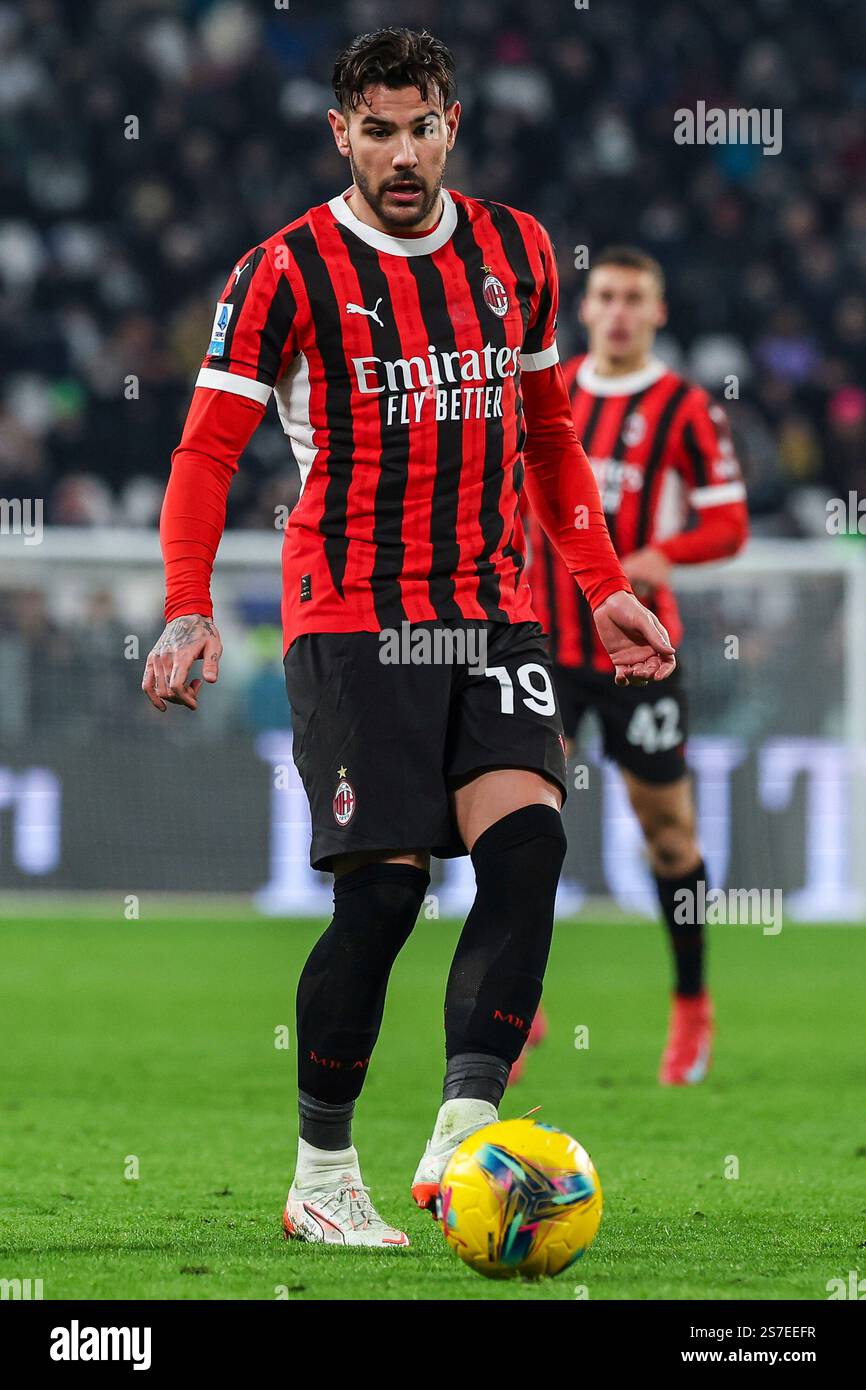 Theo Hernandez of AC Milan seen in action during Serie A 2024/25 ...