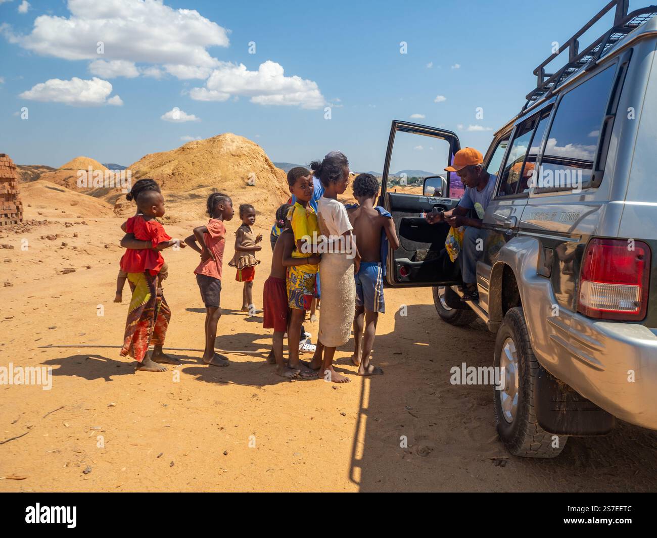 Landscapes of the island of Madagascar, Central Highlands Isalo ...