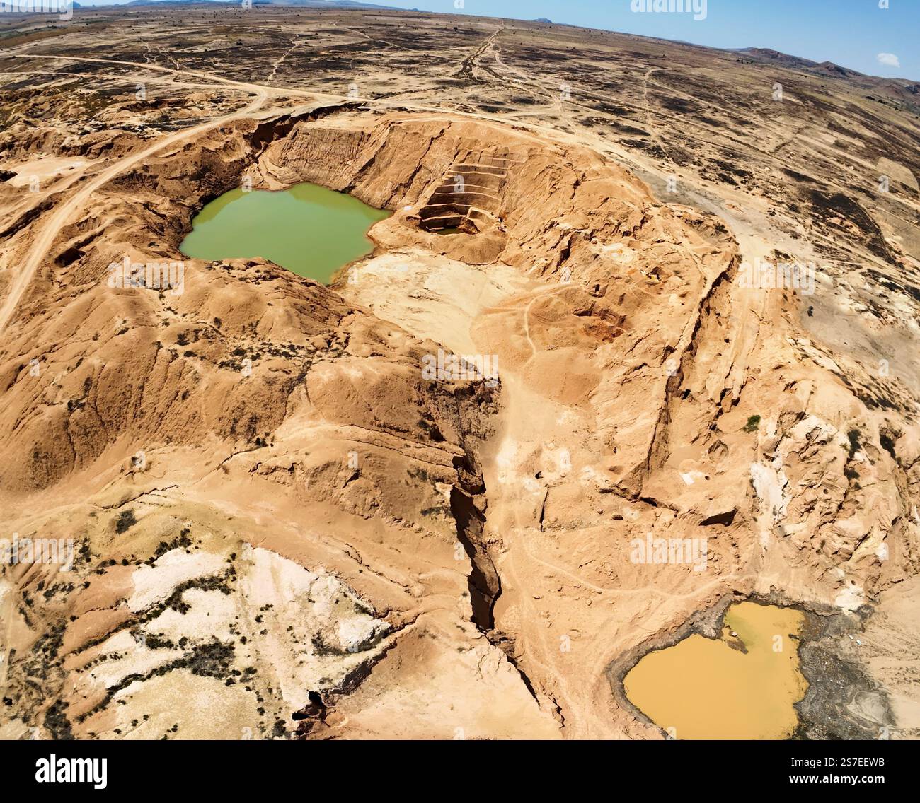 Landscapes of the island of Madagascar, Central Highlands Isalo ...