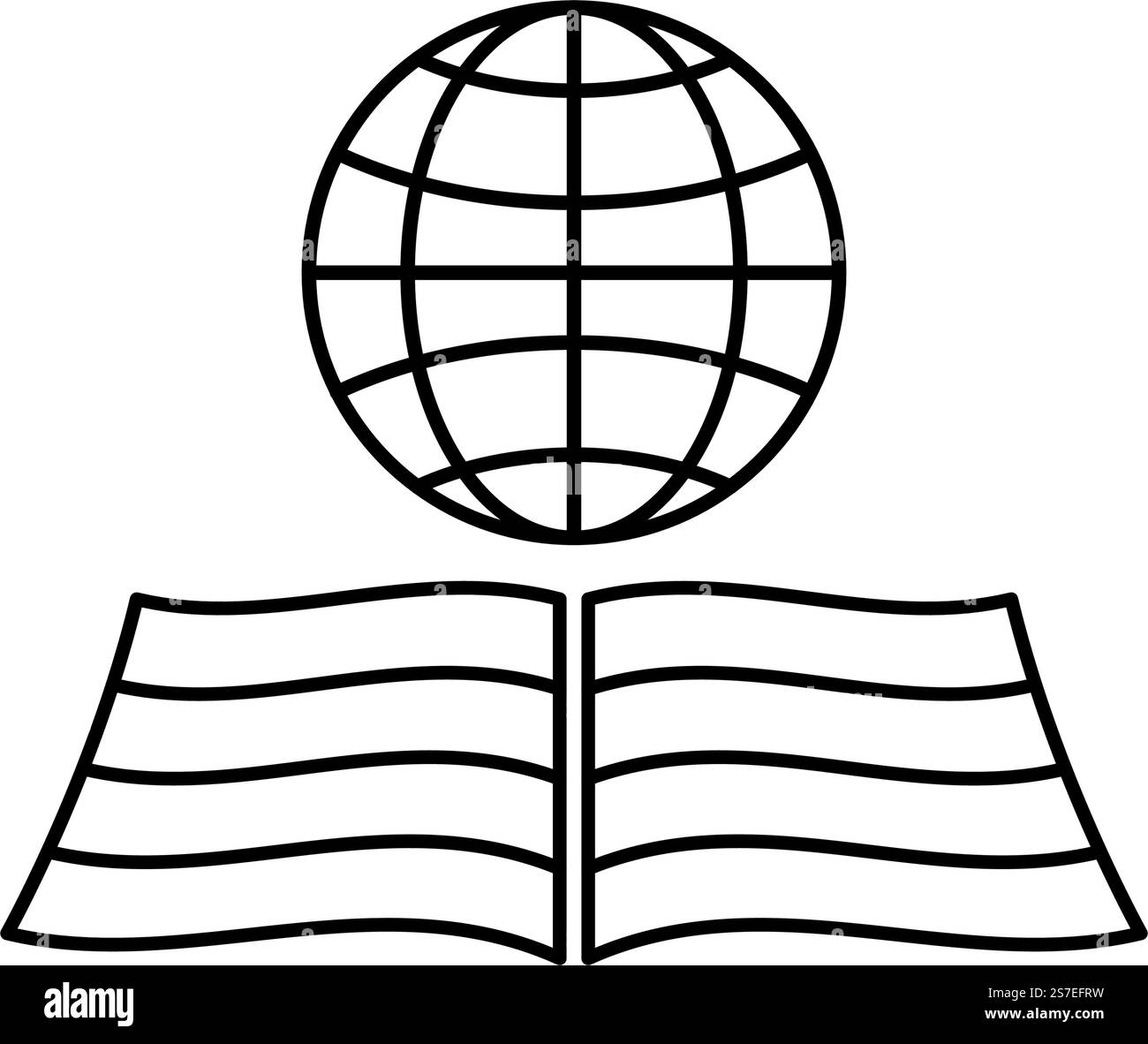 World book day logo vector flat design template Stock Vector Image ...
