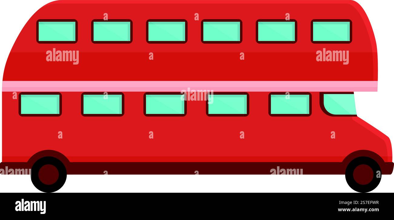 Uk london bus icon cartoon vector. Street tour. City travel. Uk london ...