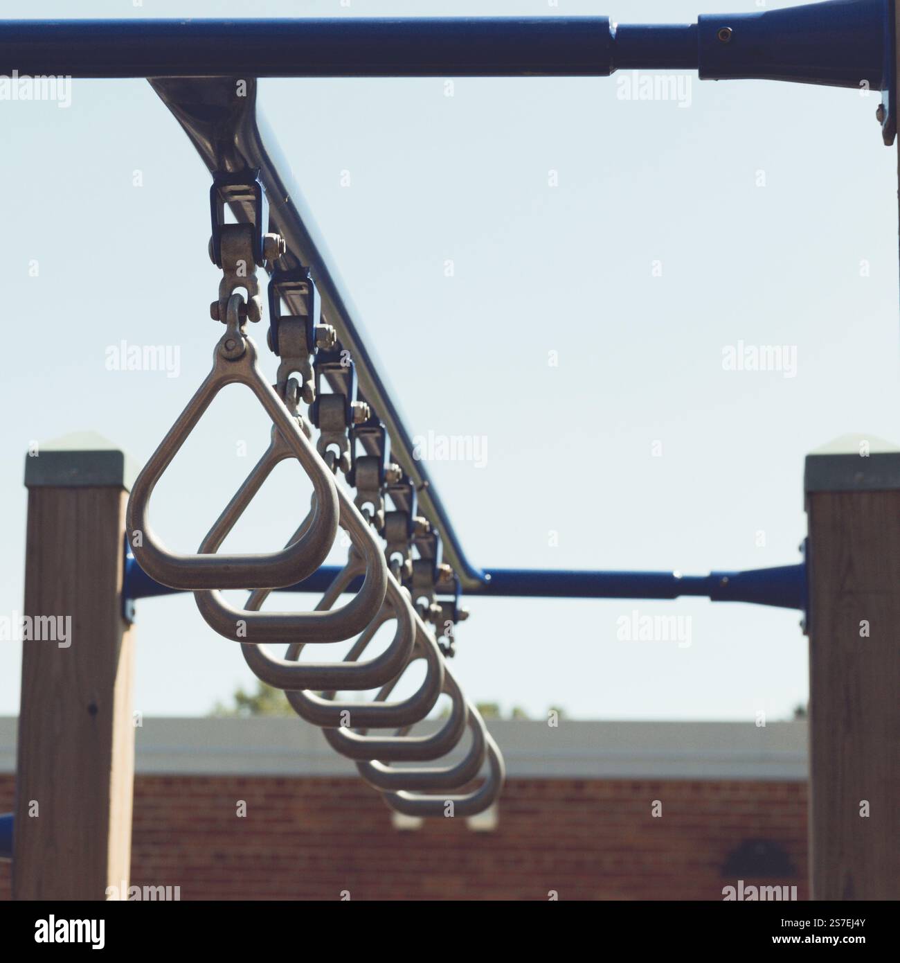 Monkey Bars Obstacle Jungle Gym Playground Stock Photo - Alamy