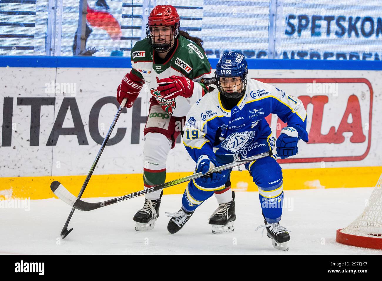Leksand, Sverige. 19th Jan, 2025. 250119 Leksands Lillian George under ishockeymatchen i SDHL ...