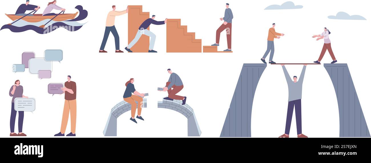 Team bridges Stock Vector Images - Alamy