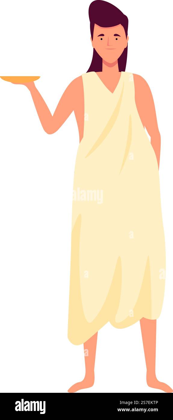 Myth woman icon cartoon vector. Greek myth. Ares olympic. Myth woman ...