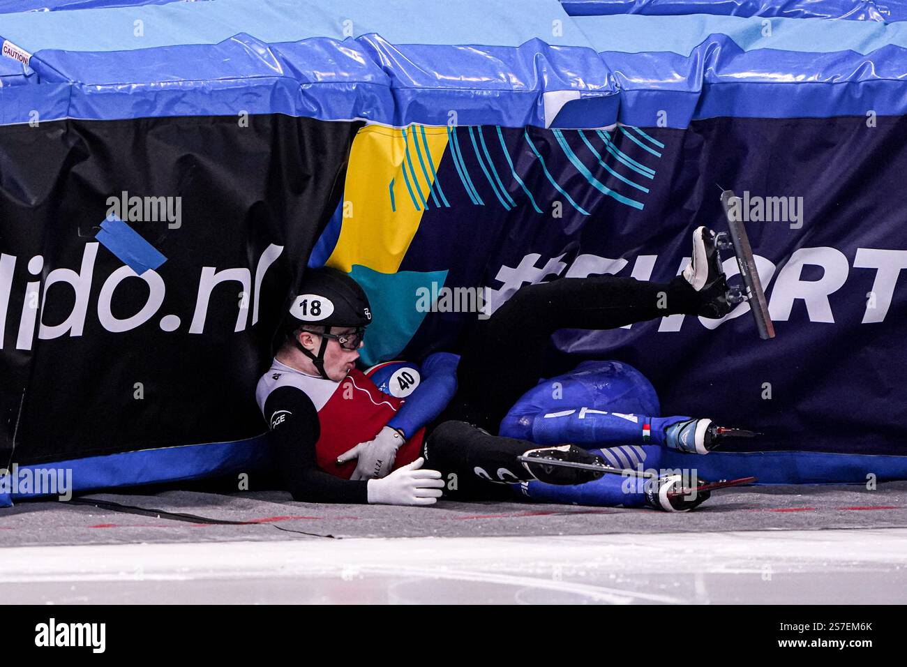 DRESDEN, GERMANY - JANUARY 19: Michal Niewinski of Poland, Thomas ...