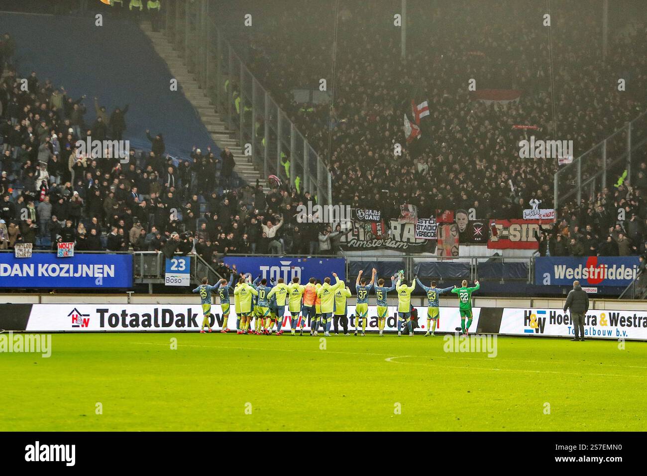 Heerenveen, Netherlands. 19th Jan, 2025. HEERENVEEN - 19-01-2025, Abe Lenstra Stadion. Dutch ...