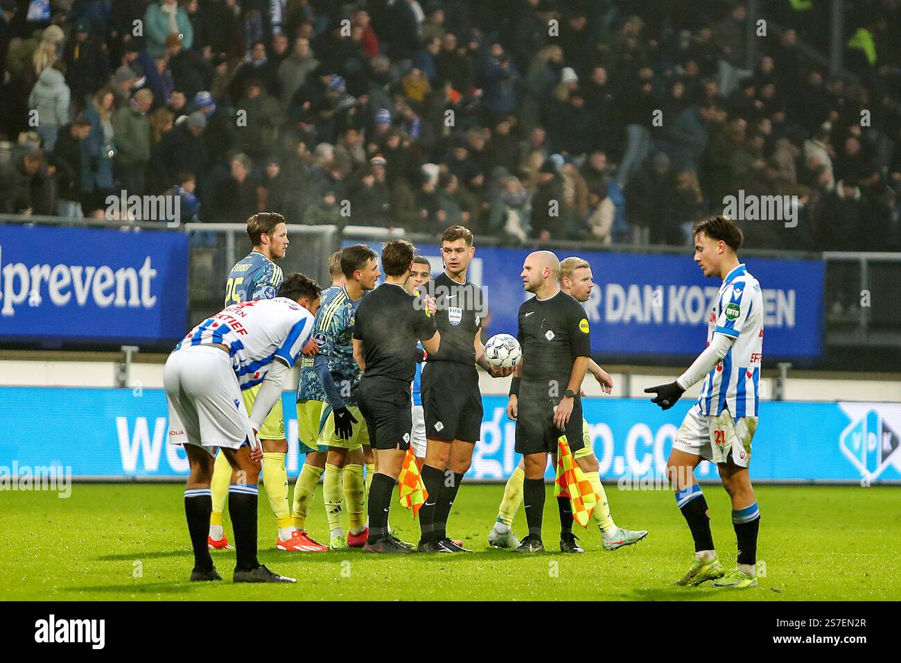 Heerenveen, Netherlands. 19th Jan, 2025. HEERENVEEN - 19-01-2025, Abe Lenstra Stadion. Dutch ...