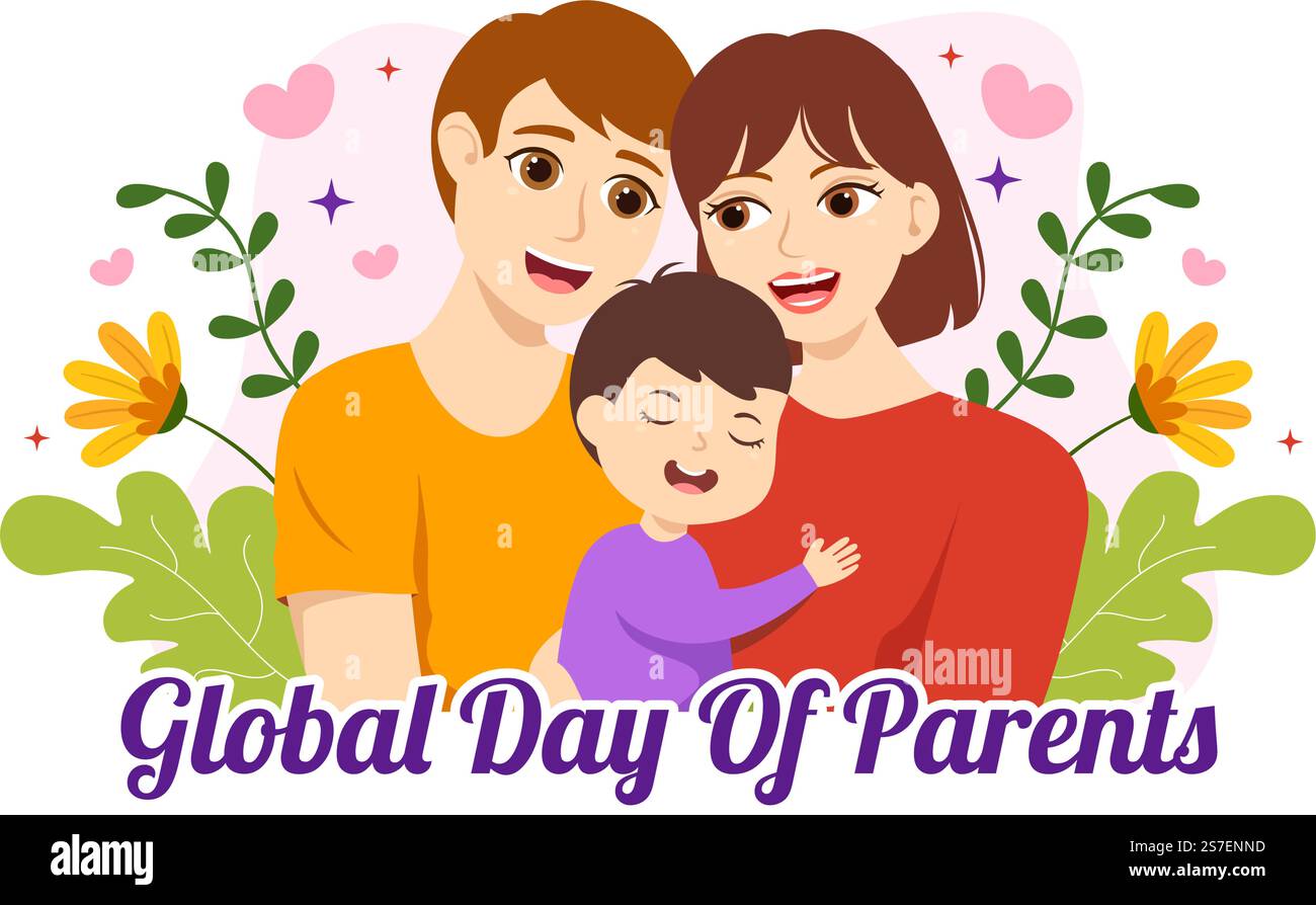 Global Day of Parents Illustration with Importance of Being a ...