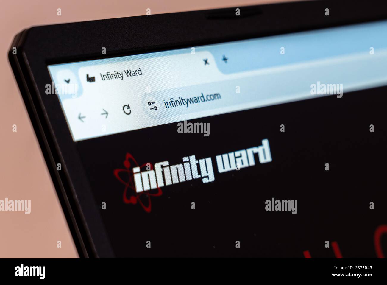New York, USA - January 19, 2025: Infinity Ward website showcasing game ...
