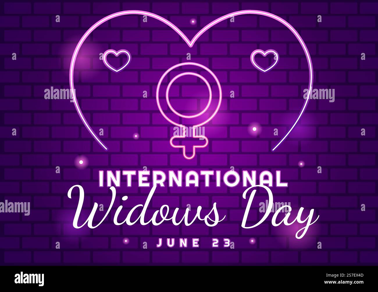 International Widows Day Vector Illustration on June 23 with Woman ...