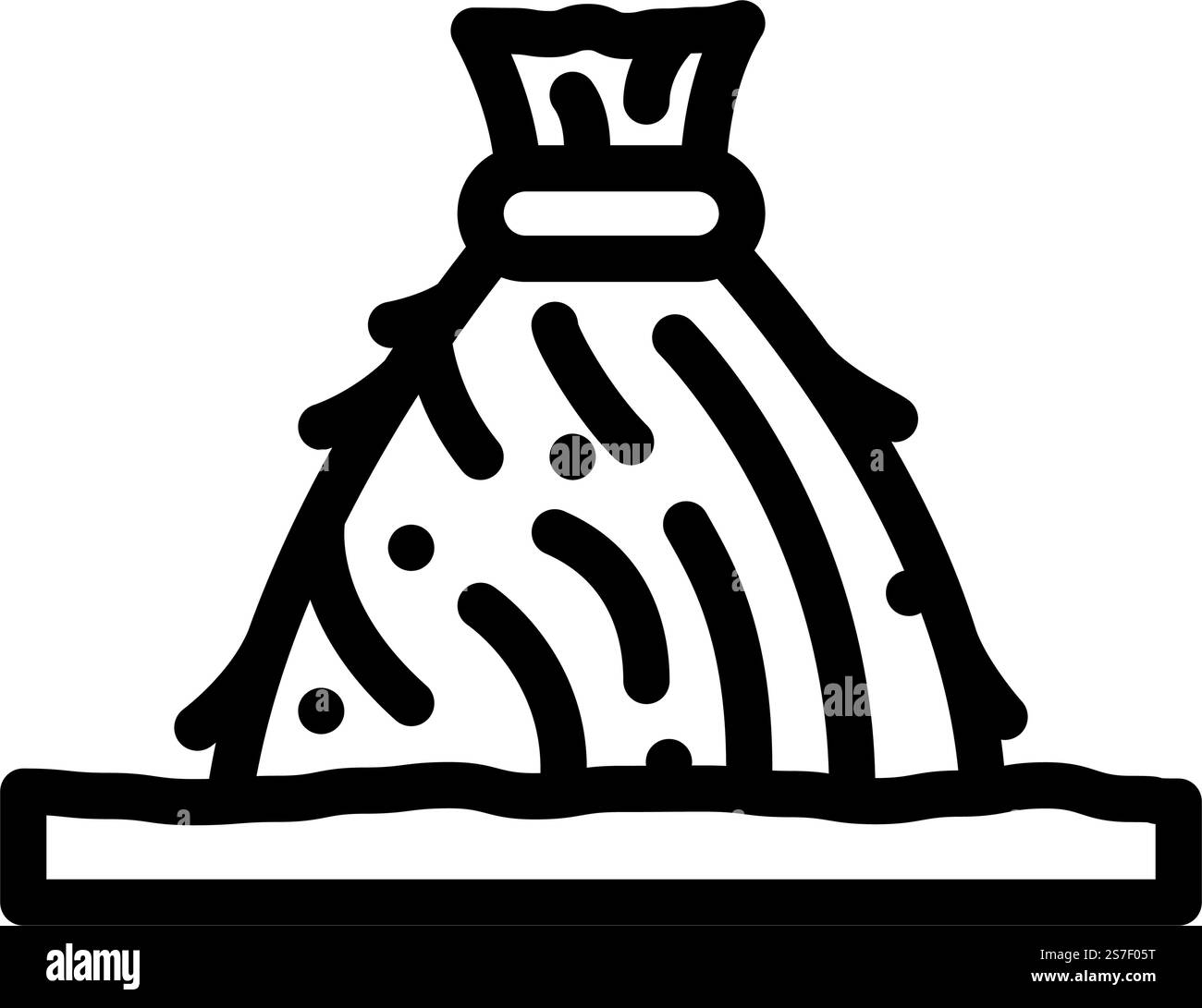 large sheaf ears of wheat harvest line icon vector. large sheaf ears of ...