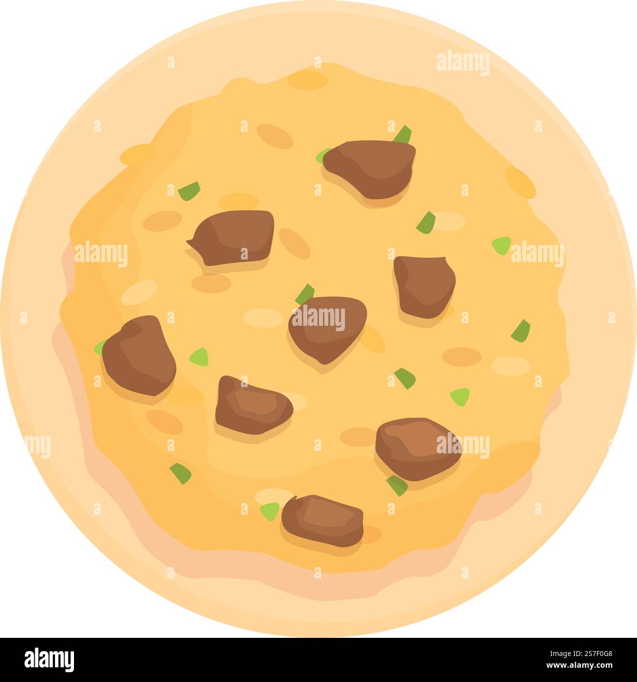 Pilaf food icon cartoon vector. Dish rice. Tasty arabic. Pilaf food ...