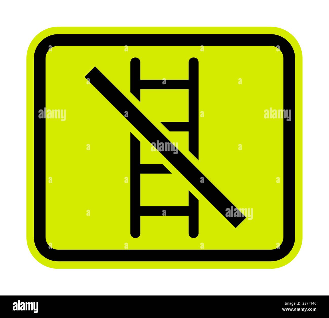 Do Not Use Ladders Symbol Stock Vector Image & Art - Alamy
