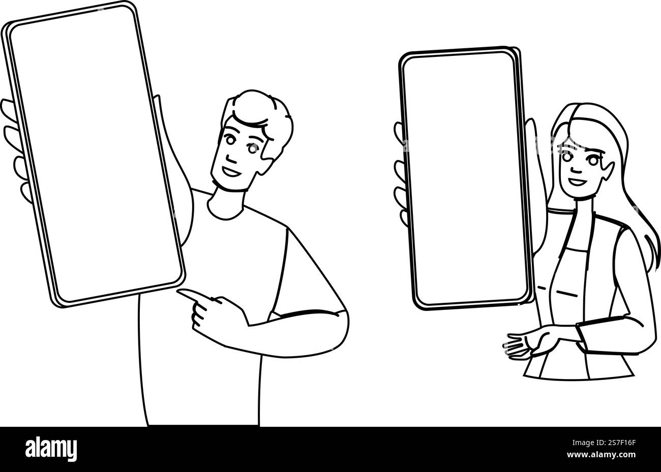 smartphone in hand vector. phone cellphone, screen device, blank ...