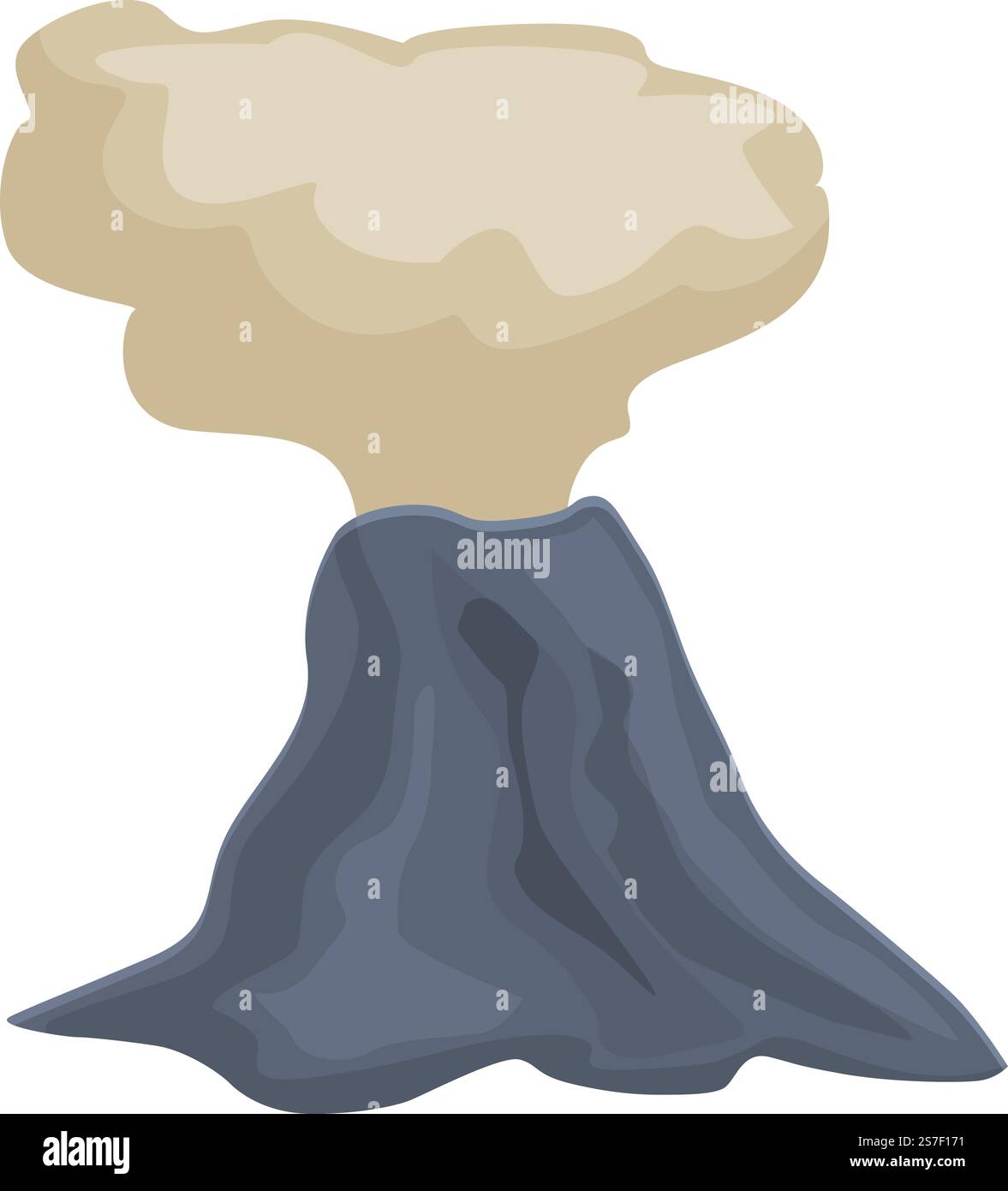 Iceland volcano icon cartoon vector. Travel country. Island map ...