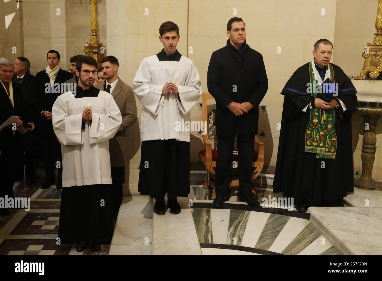 Paris, France. 19th Jan, 2025. EXCLUSIVE. Louis Alphonse of Bourbon ...