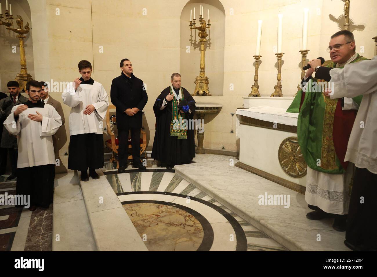 Paris, France. 19th Jan, 2025. EXCLUSIVE. Louis Alphonse of Bourbon ...