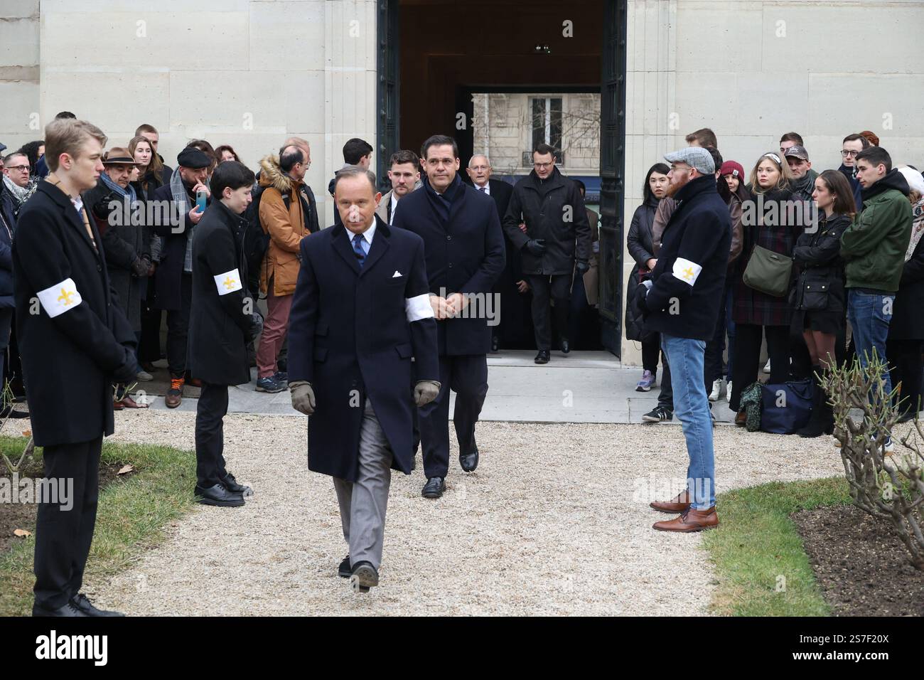 Paris, France. 19th Jan, 2025. EXCLUSIVE. Louis Alphonse of Bourbon ...
