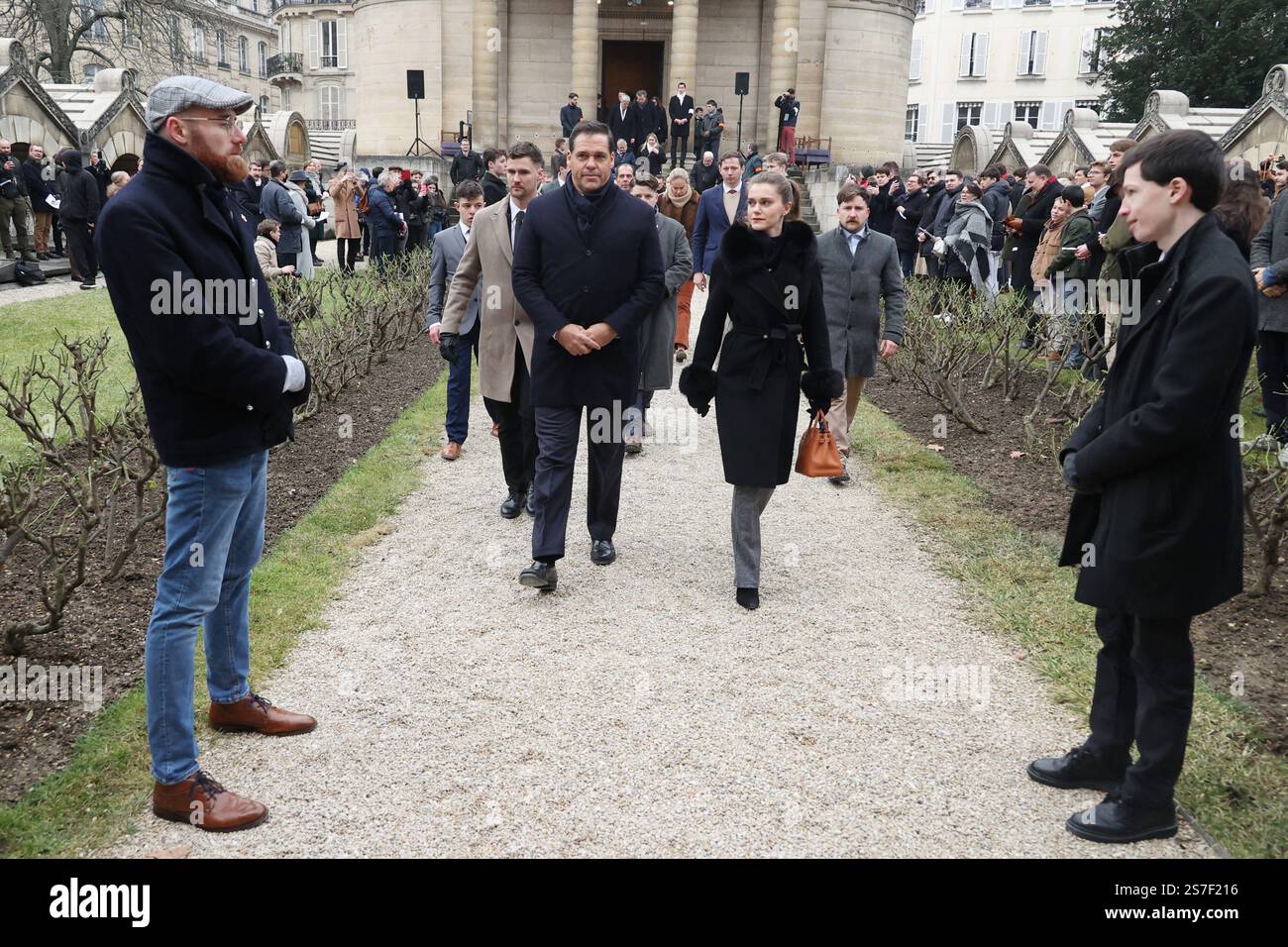 Paris, France. 19th Jan, 2025. EXCLUSIVE. Louis Alphonse of Bourbon ...