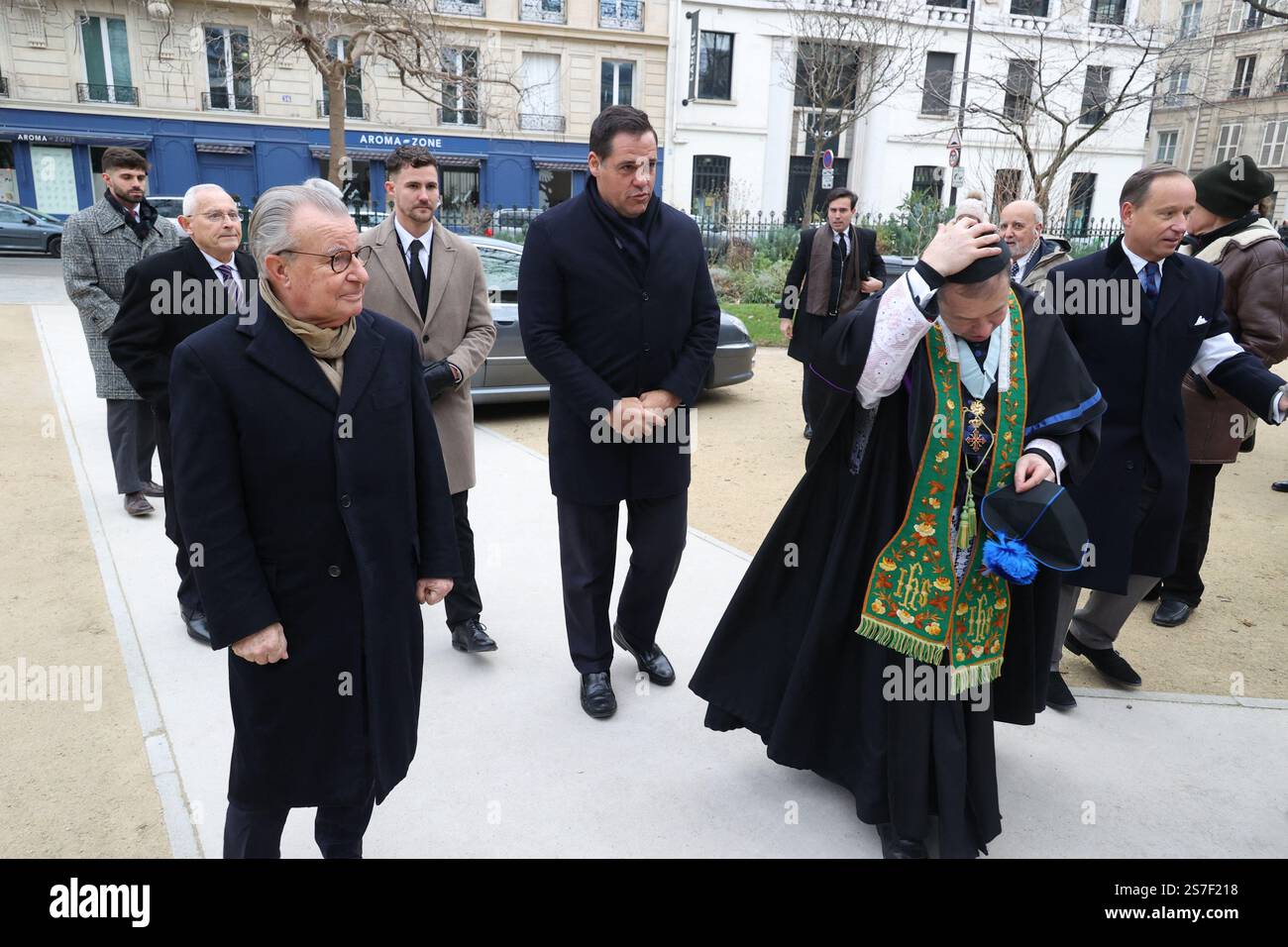 Paris, France. 19th Jan, 2025. EXCLUSIVE. Louis Alphonse of Bourbon ...
