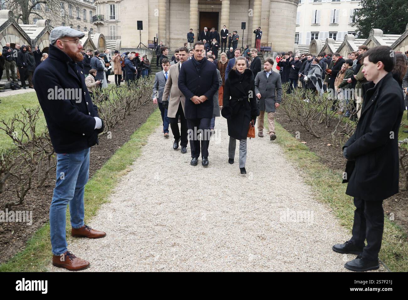 Paris, France. 19th Jan, 2025. EXCLUSIVE. Louis Alphonse of Bourbon ...