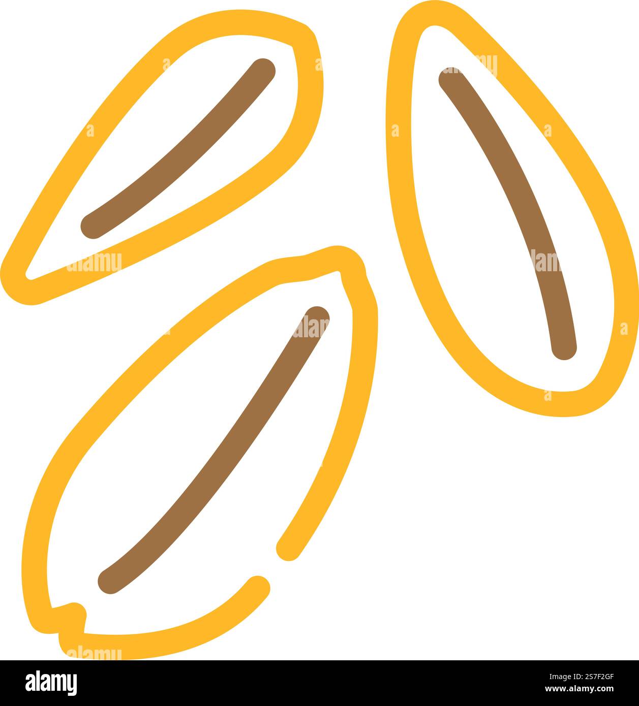 grain ripe wheat color icon vector. grain ripe wheat sign. isolated ...