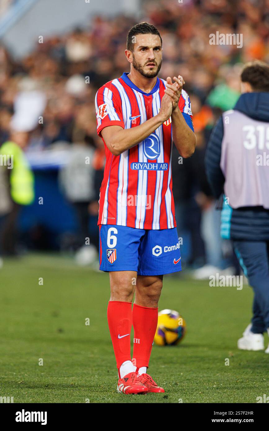 Jorge Resurreccion Merodio Koke (Atletico de Madrid) seen during LaLiga EA SPORTS game between ...