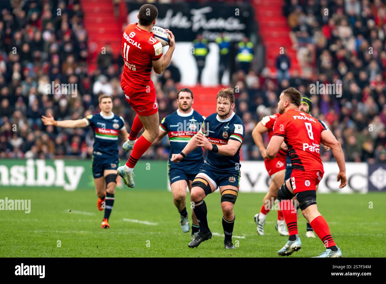 Olly Cracknell of Leicester during the Champions Cup, Pool 1, rugby ...