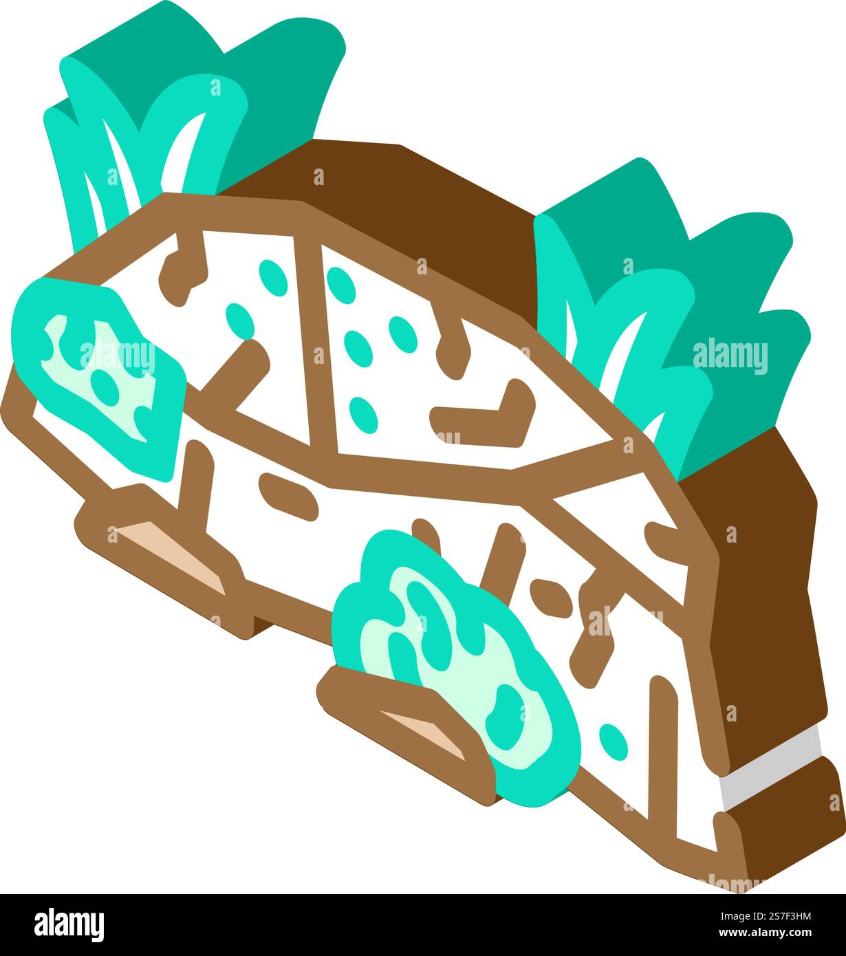 rock garden tool isometric icon vector. rock garden tool sign. isolated ...