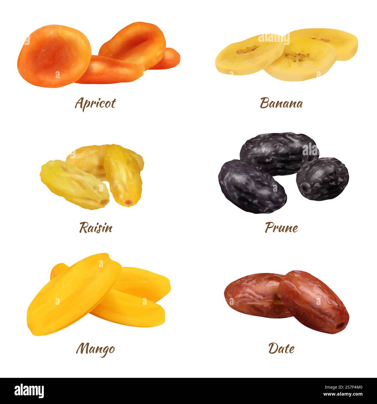 Drying fruits. Vegetarian natural food with vitamins apricots figs ...