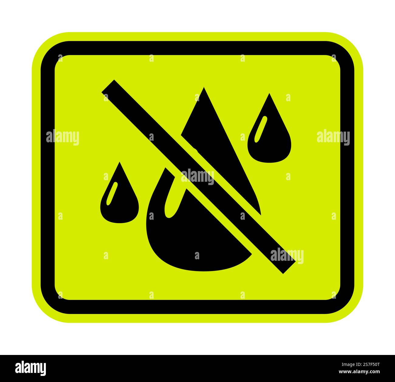 Do Not Let Water And Humidity Touch The Filter Symbol Stock Vector ...
