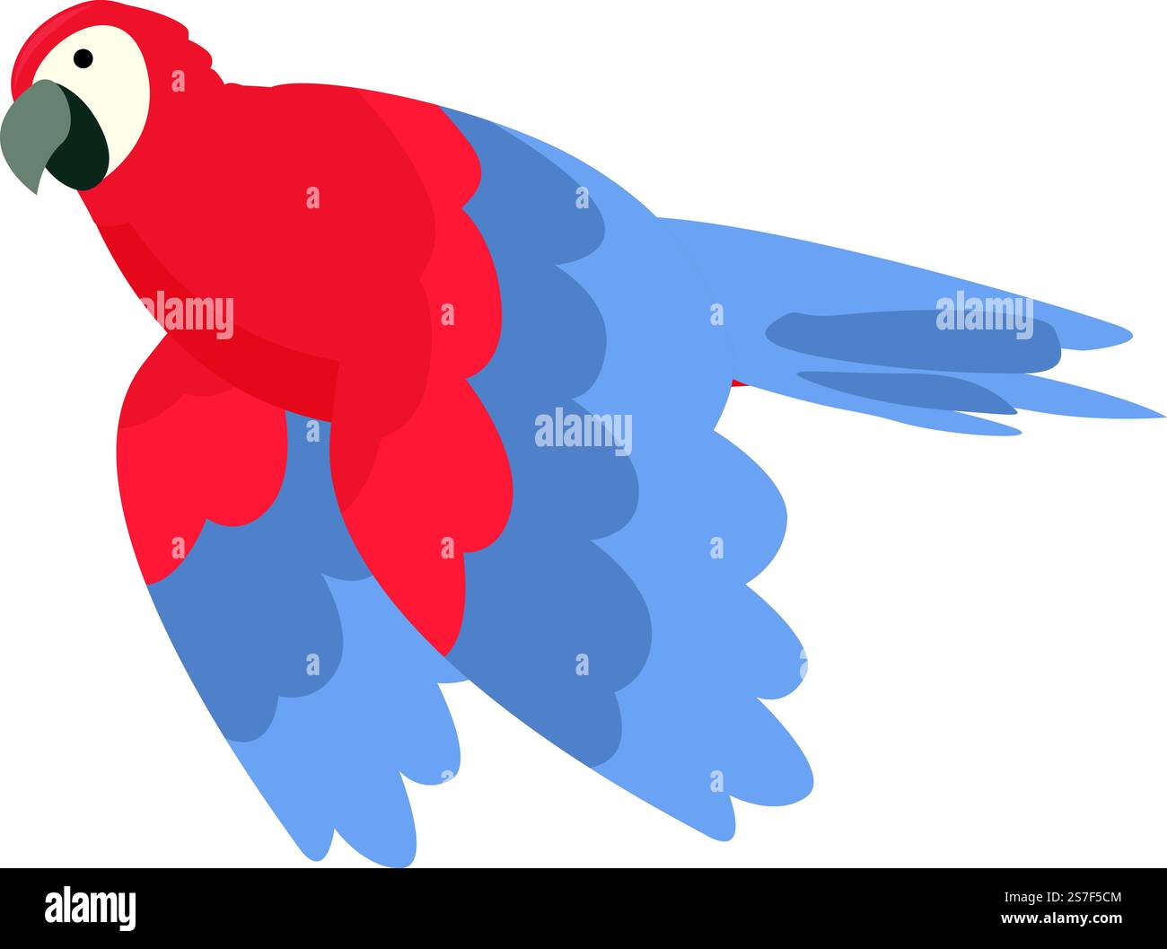 Fast macaw fly icon cartoon vector. Parrot bird. Nature zoo. Fast macaw ...