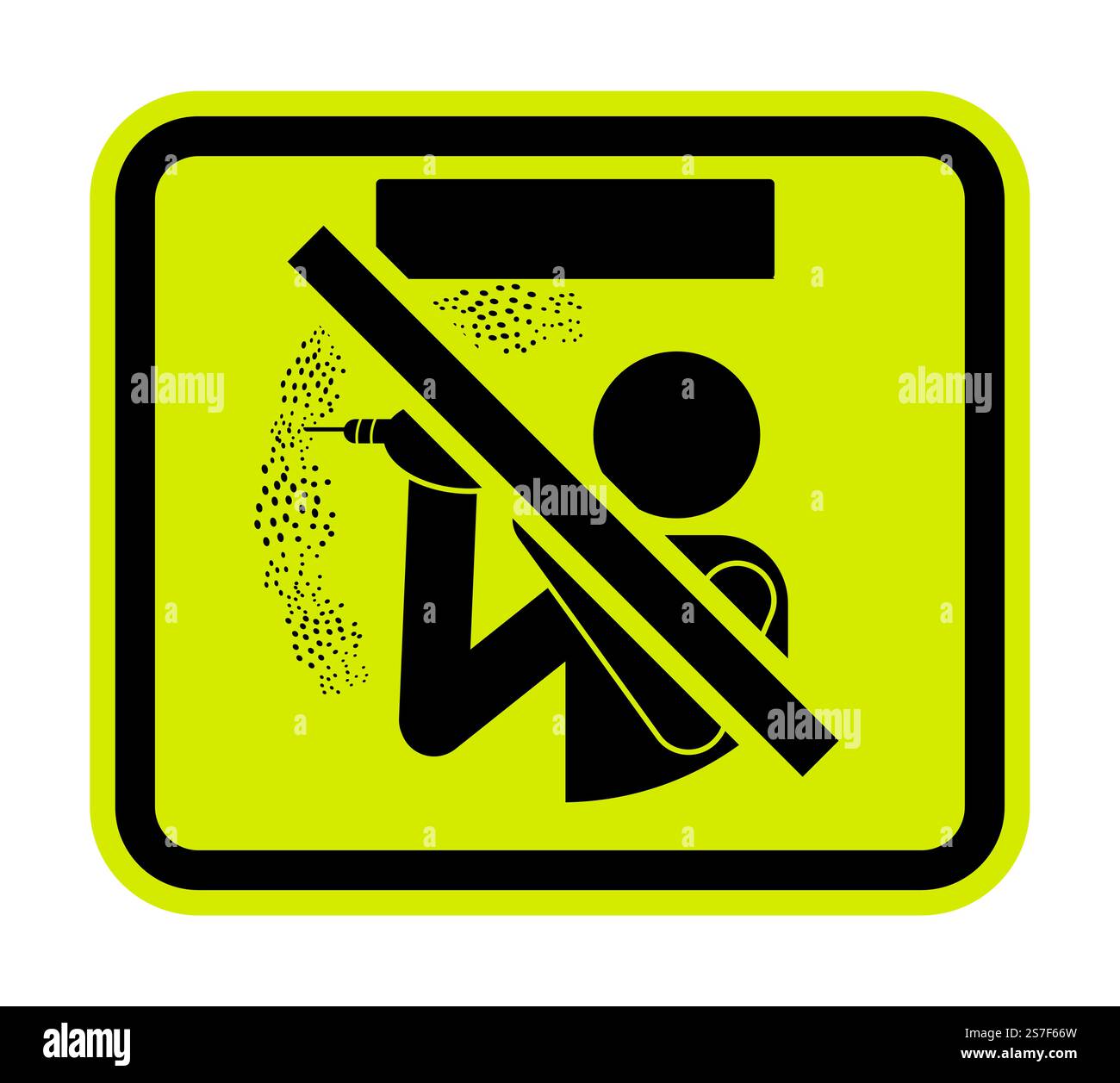 Caution Safety Label,Asbestos Dust Hazard, Cancer And Lung Disease ...