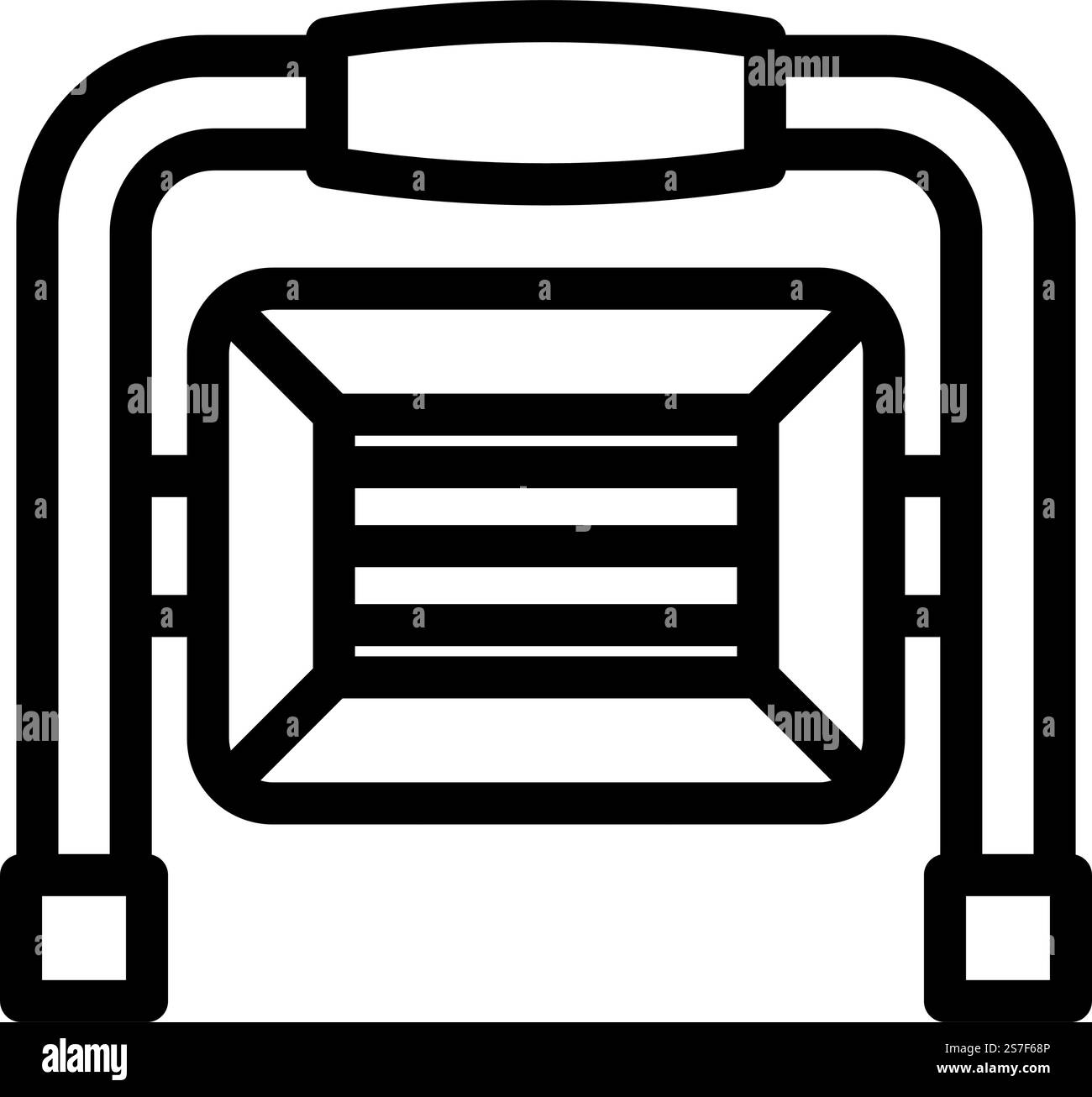 led work light garage tool line icon vector. led work light garage tool ...