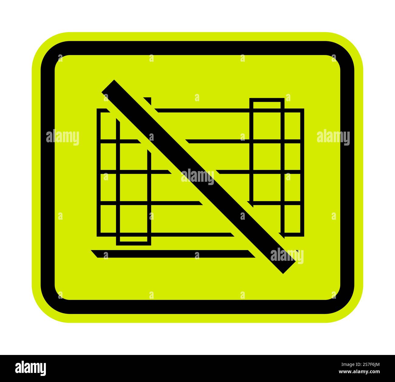 Do not Obstruct Symbol On White Background Stock Vector Image & Art - Alamy