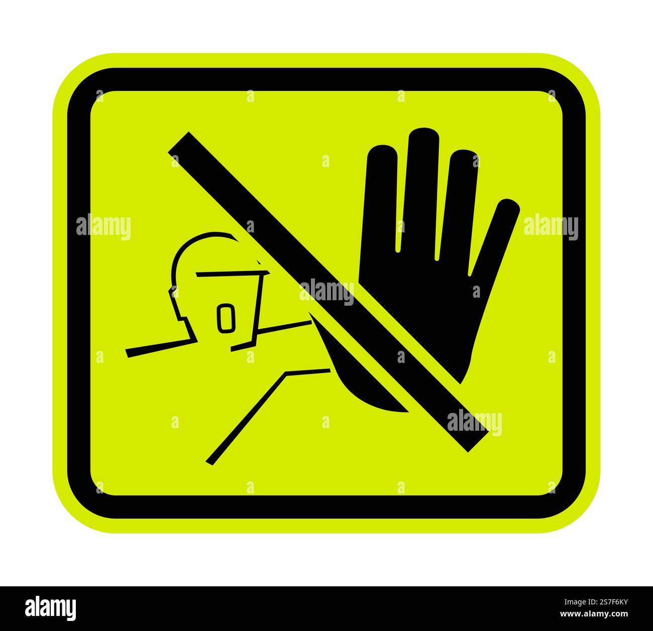 Do not enter before being allowed Stock Vector Image & Art - Alamy