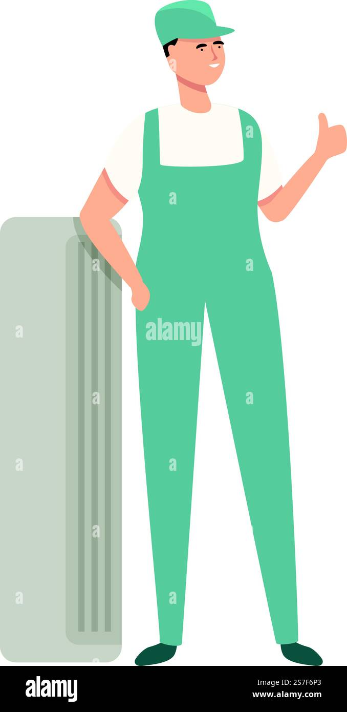 Service man icon cartoon vector. Home system. Worker design. Service ...