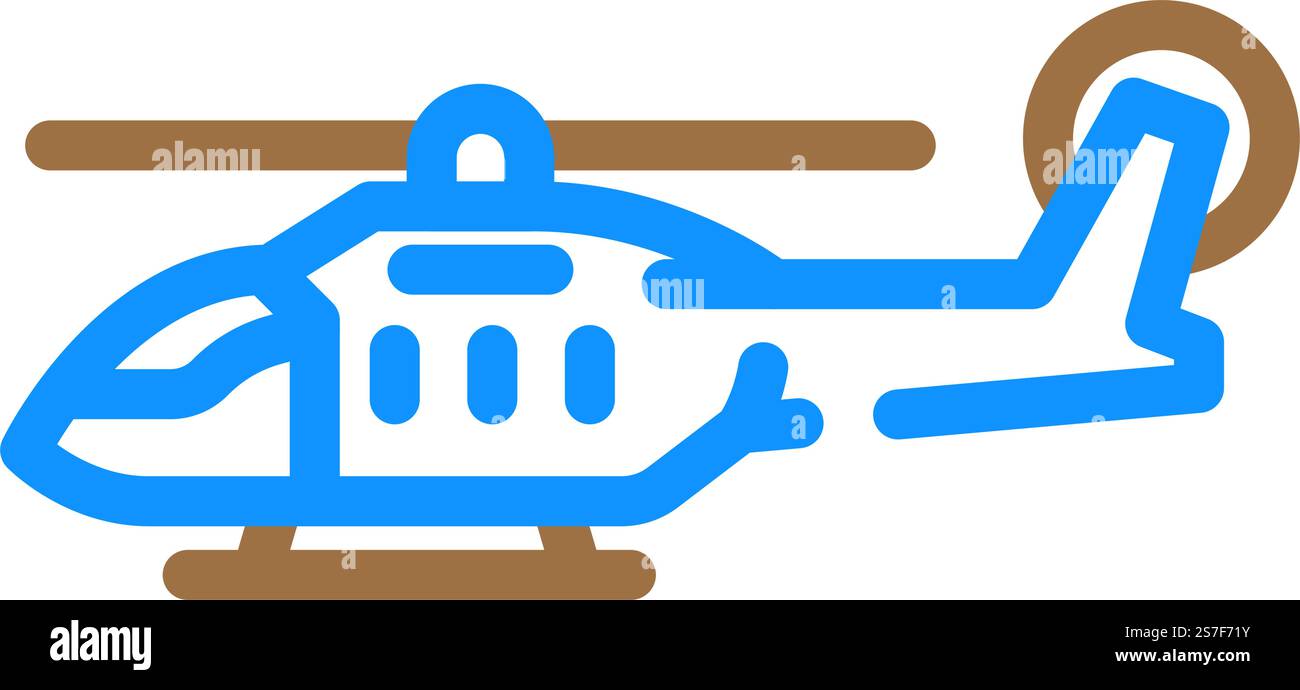 police helicopter crime color icon vector. police helicopter crime sign ...