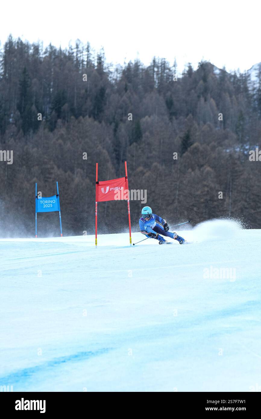 Bardonecchia, Italy. 18th Jan, 2025. Rira Maehana of Japan in action ...