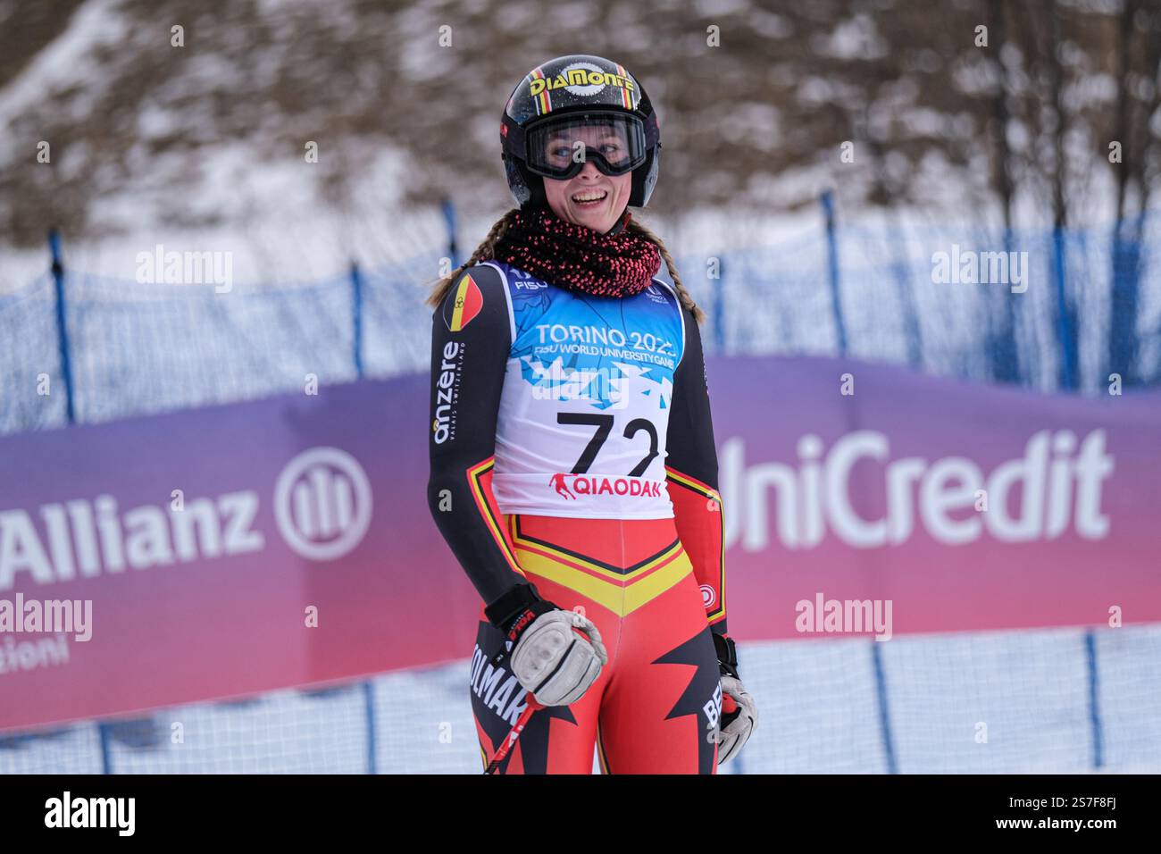 Bardonecchia, Italy. 18th Jan, 2025. Maureen Lambert of Germany seen ...