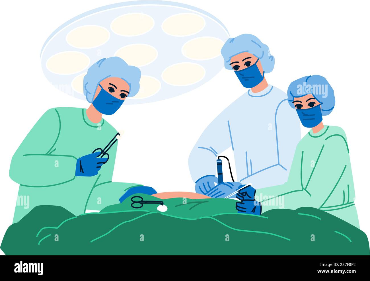 surgery operate vector. doctor hospital, surgical health, room patient ...