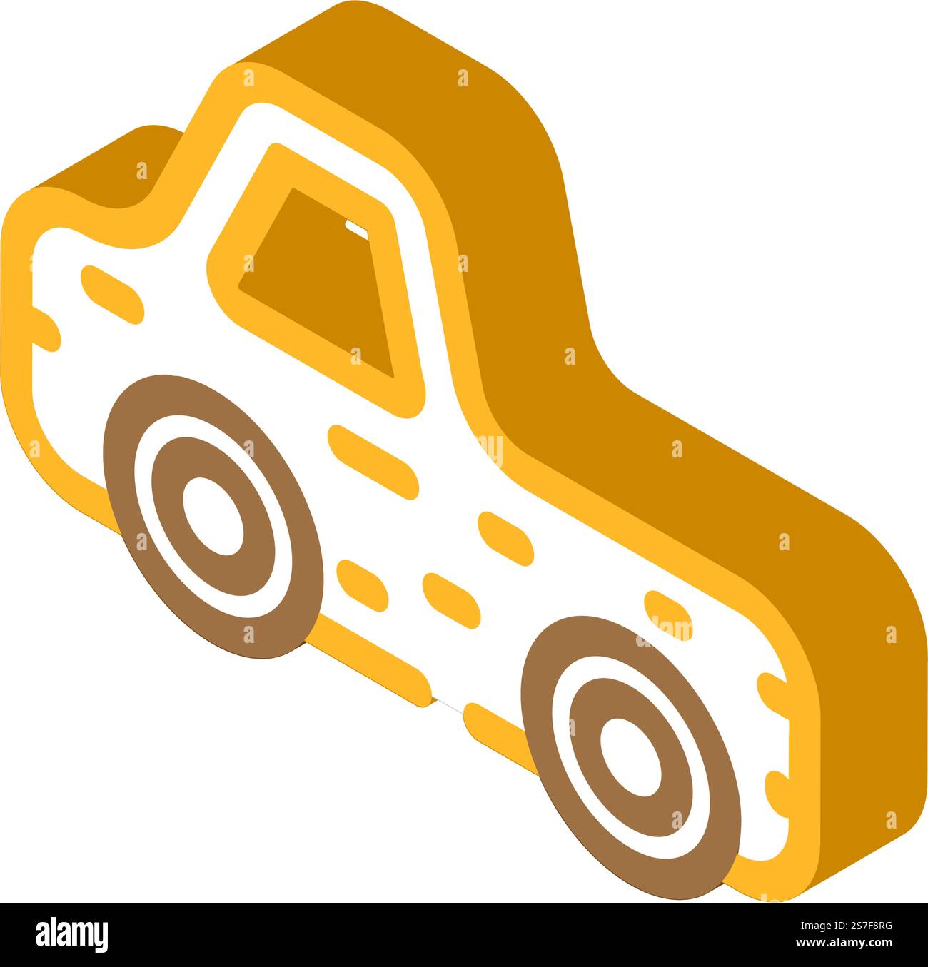 wooden toy baby isometric icon vector. wooden toy baby sign. isolated ...