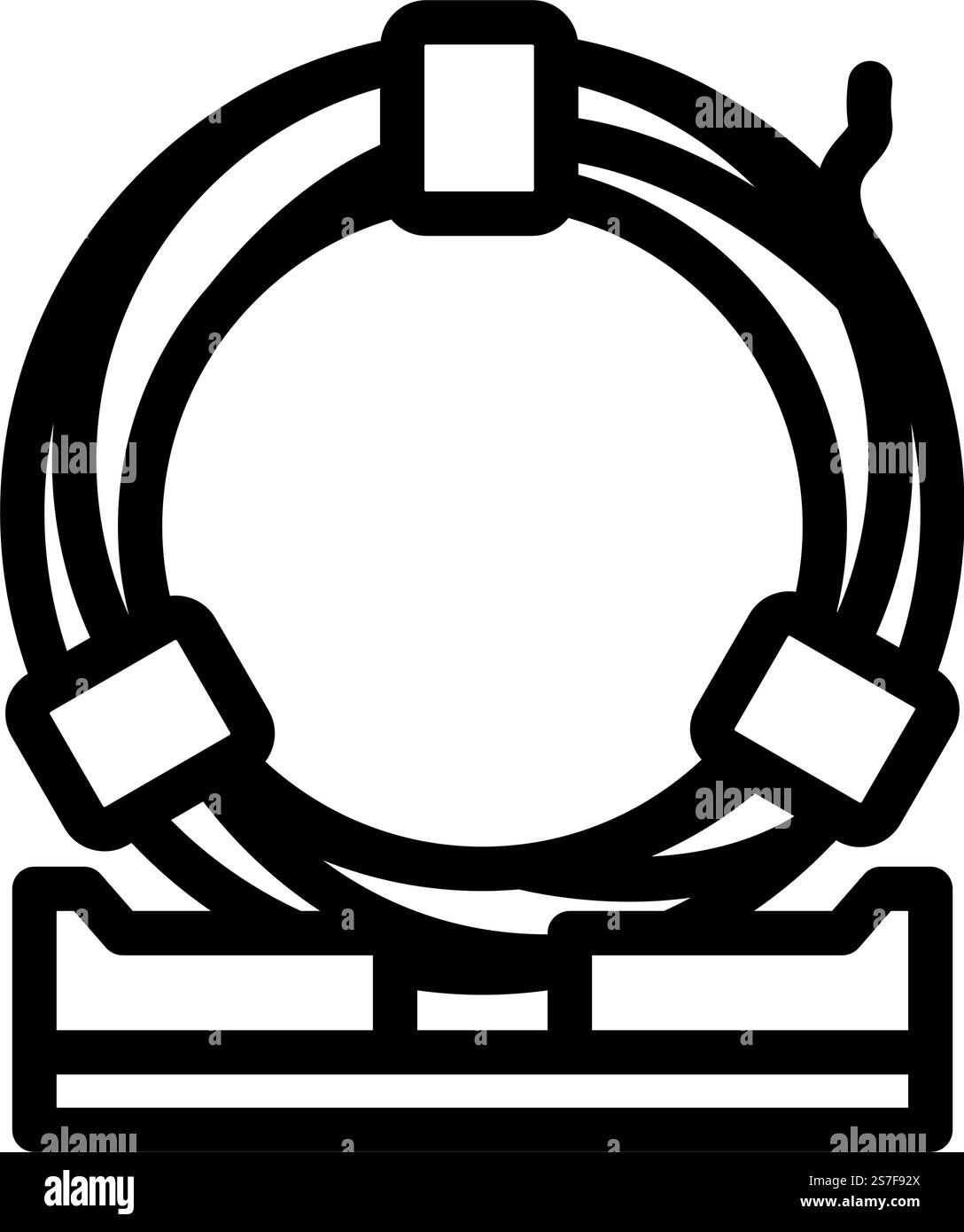wire steel production line icon vector. wire steel production sign ...