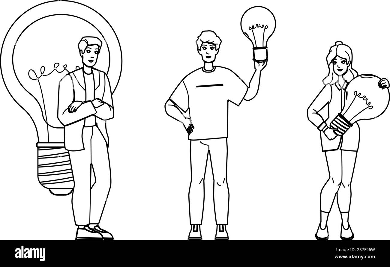team idea vector. business teamwork, office work, group professional ...