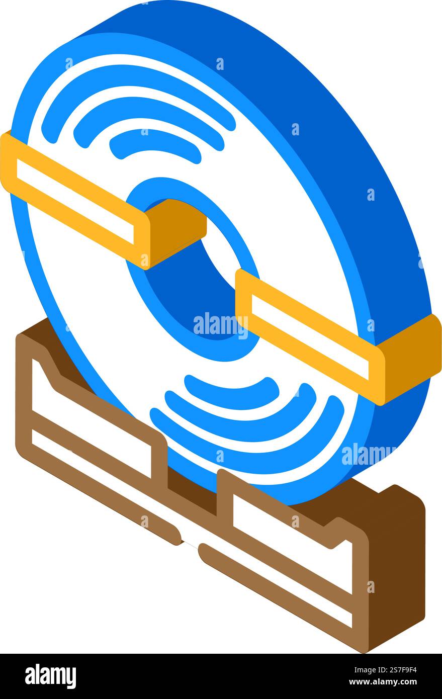 coil steel production isometric icon vector. coil steel production sign ...