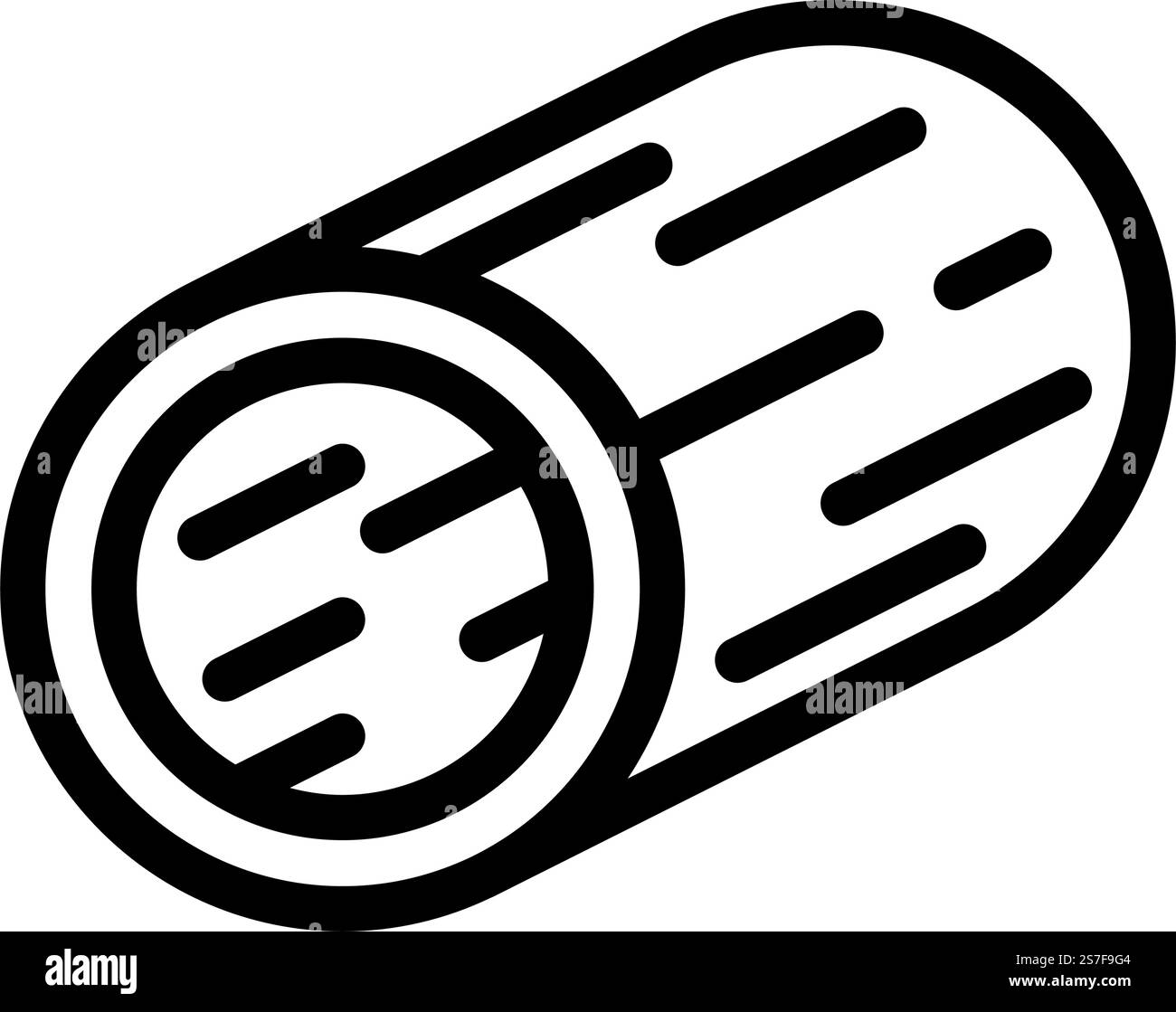 tube steel production line icon vector. tube steel production sign ...