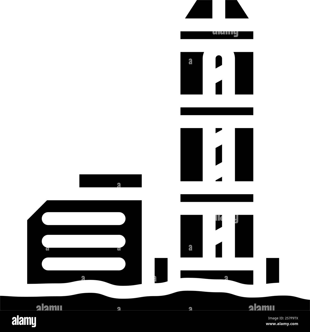 core drilling steel production glyph icon vector. core drilling steel ...