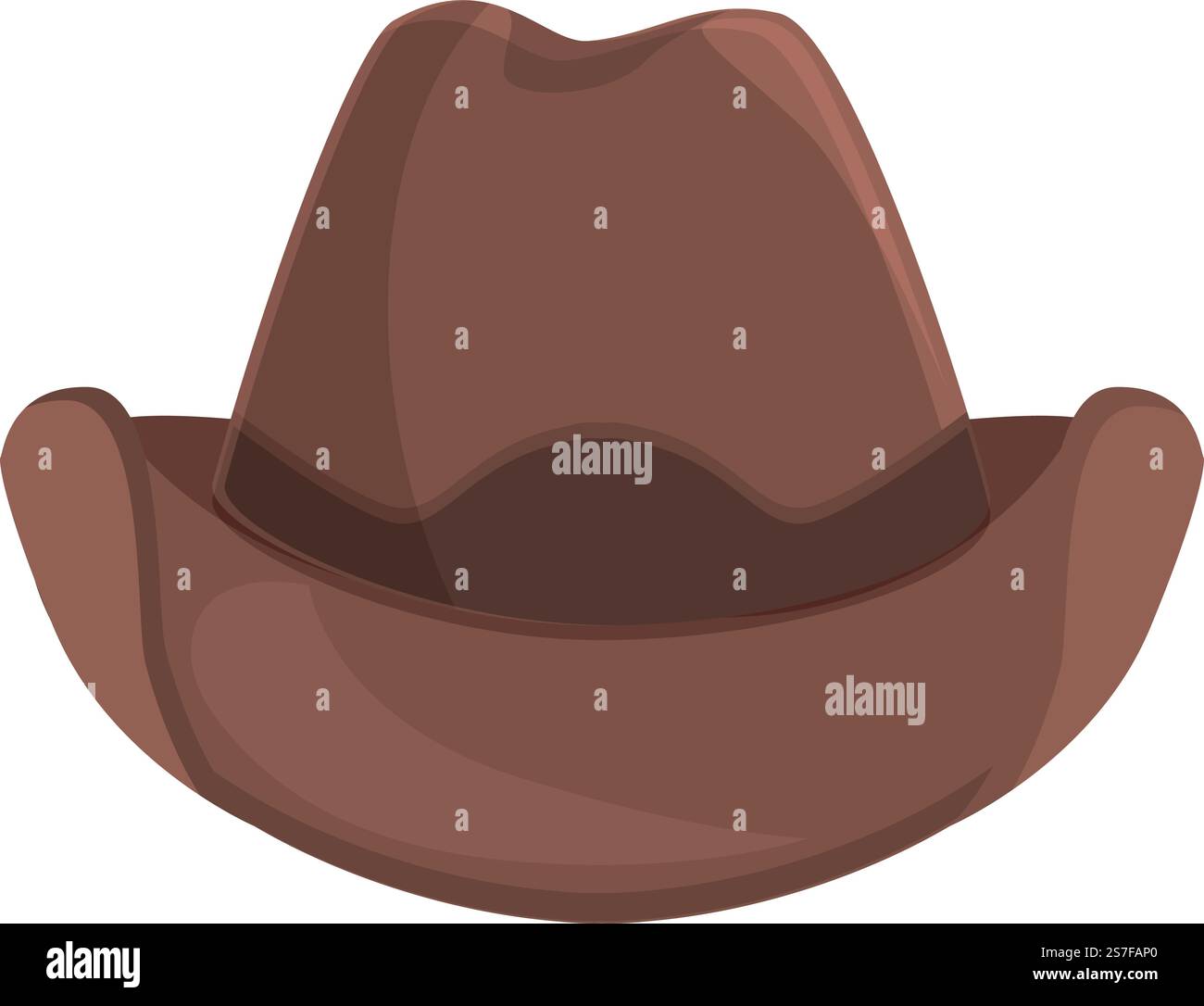 Element cowboy hat icon cartoon vector. Western leather. American retro ...
