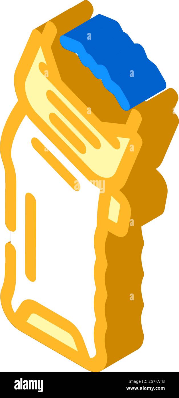 taser gun crime isometric icon vector. taser gun crime sign. isolated ...